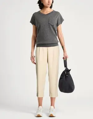 CIRCOLO 1901 Wool, Polyamide, Cashmere, And Elastane Flannel Pants