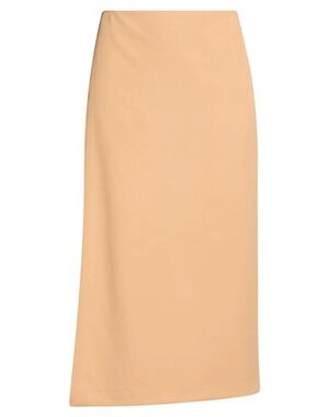 Liviana Conti Midi Skirt Camel Size Polyester, Viscose, Elastane - Beige