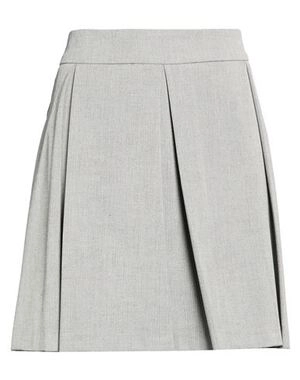 CARACTÈRE Mini Skirt Size Polyester, Viscose, Elastane - Grey