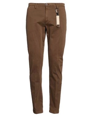 MANUEL RITZ Pants Size Cotton, Elastane - Brown