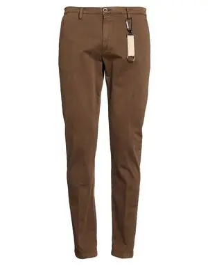 MANUEL RITZ Pants Size Cotton, Elastane - Brown