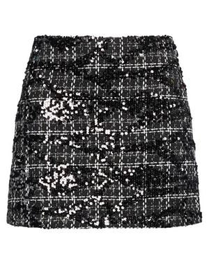 CARLA G. Mini Skirt Size Polyester - Black