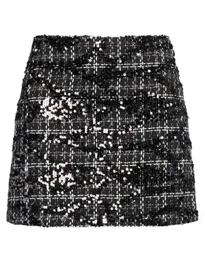 CARLA G. Mini Skirt With Sequins And Tweed