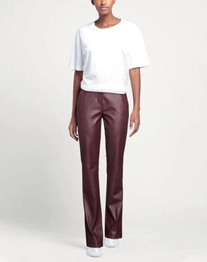 CARLA G. Textured Polyurethane Blend Bootcut Pants