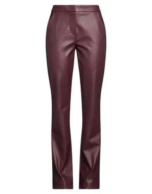 CARLA G. Textured Polyurethane Blend Bootcut Pants