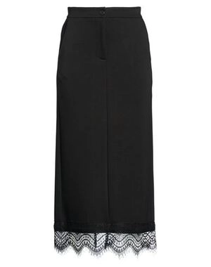 OLTRE Maxi Skirt Size Polyester, Viscose, Elastane - Black