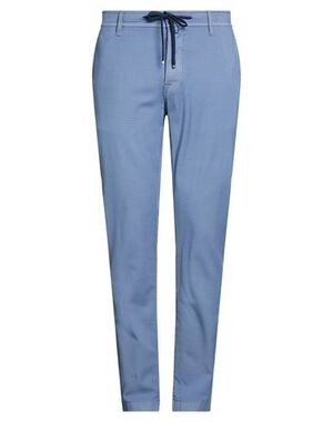 JACOB COHЁN Pants Size Cotton, Virgin Wool, Elastane - Light Blue