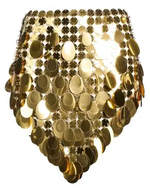 Rabanne Sequined Chainmail Mini Skirt
