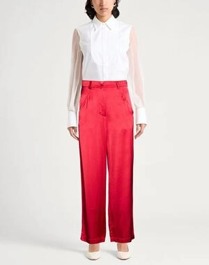 GENTRYPORTOFINO High-waisted Satin Cargo Pants