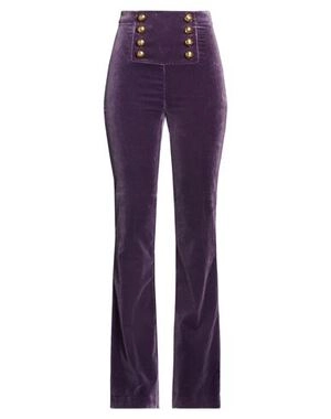 Elisabetta Franchi Bootcut Velvet Pants