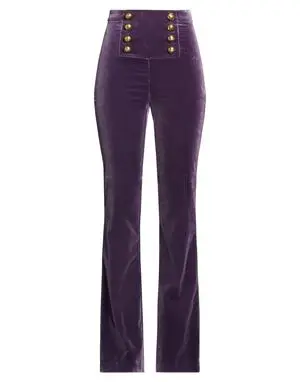 Elisabetta Franchi Bootcut Velvet Pants