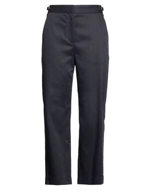 Agnona Wool, Cotton, And Elastane Straight-leg Pants - Midnight Blue