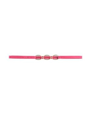 PLEASE Skinny Belt Tan Polyurethane