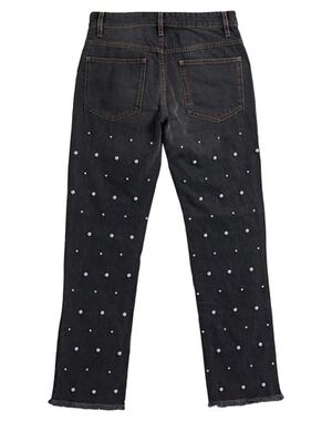 MARANT ETOILE Cotton Jeans With Stud Embellishments