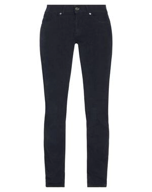 DONDUP Pants Size Cotton, Elastane - Navy
