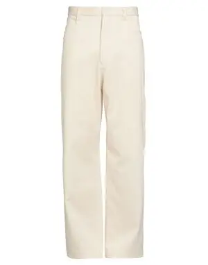 Dior Cotton, Cashmere, Polyamide, And Elastane Twill Wide-leg Pants With Calfskin Detail