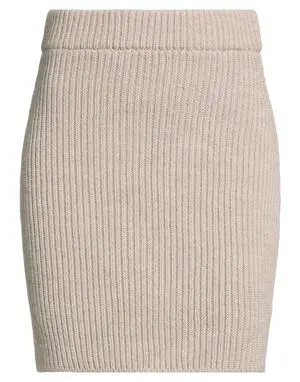VICOLO Ribbed-knit Pencil Mini Skirt