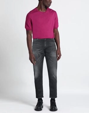 GRIFONI Jeans Charcoal Size Cotton, Elastomultiester, Elastane