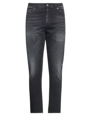 GRIFONI Jeans Charcoal Size Cotton, Elastomultiester, Elastane