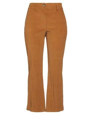 Momoni Pants Camel Size Cotton, Modal, Elastane - Beige