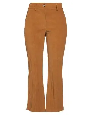 Momoni Corduroy Bootcut Pants - Beige