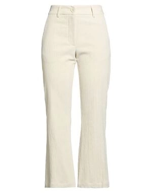 Momoni Pants Camel Size Cotton, Modal, Elastane - White