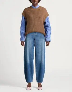 7 For All Mankind Cotton Elastane Baggy Jeans