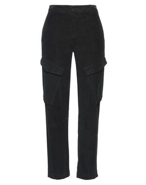DONDUP Pants Size Cotton, Lyocell, Elastane - Black