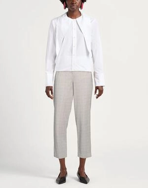 CIRCOLO 1901 Taupe Glen Plaid Jersey Pants