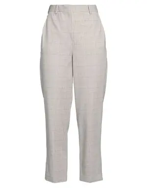 CIRCOLO 1901 Taupe Glen Plaid Jersey Pants