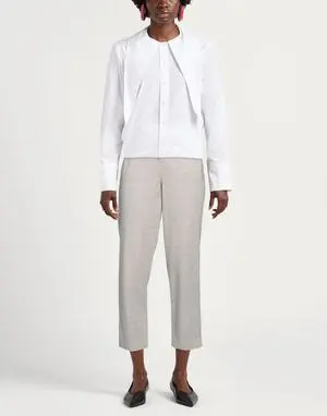 CIRCOLO 1901 Taupe Glen Plaid Jersey Pants