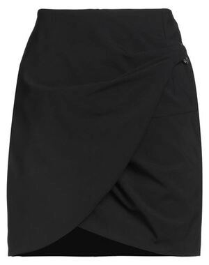 DONDUP Mini Skirt Size Polyester, Wool, Elastane - Black