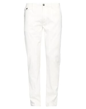 LIU •JO MAN Pants Size Cotton, Elastane - White