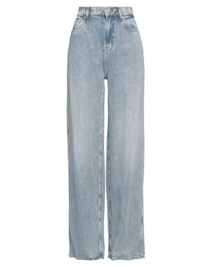 7 For All Mankind Scout" Wide-leg Jeans - Blue