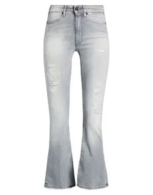 DONDUP Cropped Flared Jeans In Organic Cotton And Recycled Elastane