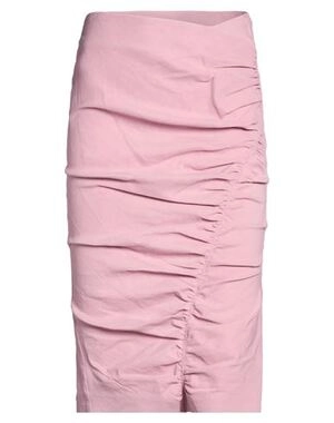 Pinko Midi Skirt With Draped Detailing - Pink