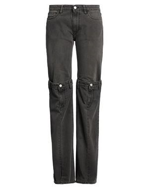 Coperni Cotton Straight-leg Jeans - Charcoal