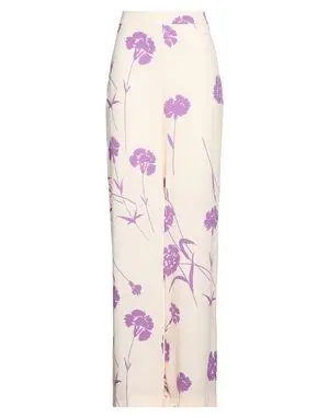 TWINSET Viscose Floral-print Wide-leg Pants
