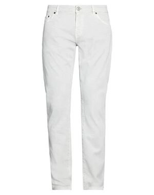 PT TORINO Jeans Cream Size Cotton, Cashmere, Elastane - Grey