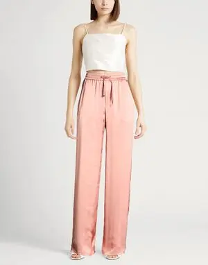 Herno Wide-leg Satin Pants - Pink