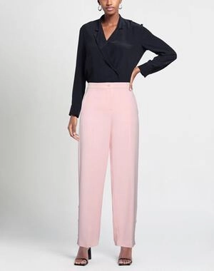 Moschino Wide Leg Tailored Crepe Pants