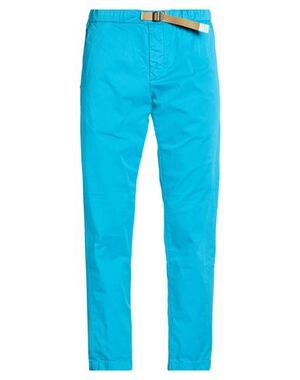 WHITE SAND Pants Turquoise Size Cotton, Elastane - Blue