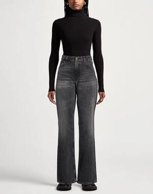 HAIKURE Wide-leg Faded Jeans