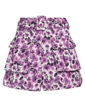 ODÌ ODÌ Shorts & Bermuda Shorts Size Polyester, Elastane - Purple