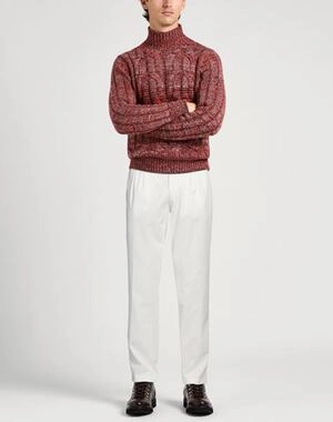 Eleventy Cotton Elastane Chino Pants - White