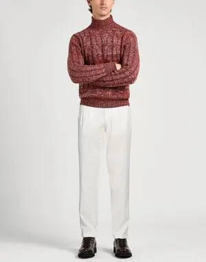 Eleventy Cotton Elastane Chino Pants - White