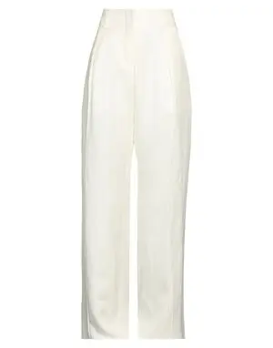 FERRAGAMO Silk And Linen Blend Satin Twill Trousers