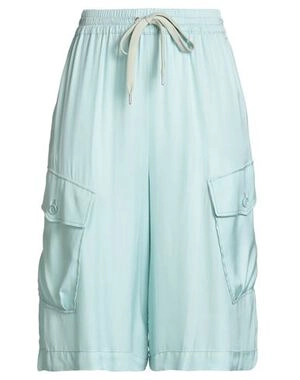 Pinko Cargo Shorts With Drawstring Waist - Sky Blue