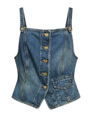 GANNI Top Size Organic Cotton - Blue