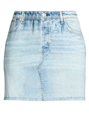 Rag & Bone Cotton Denim Skirt - Blue